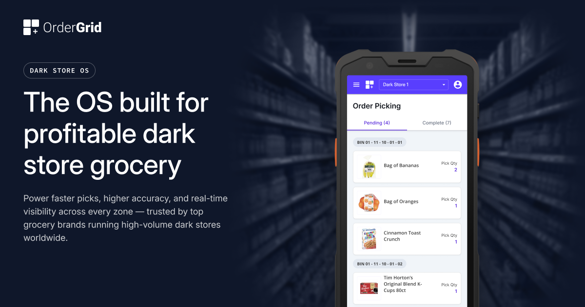 Dark Store OS | OrderGrid